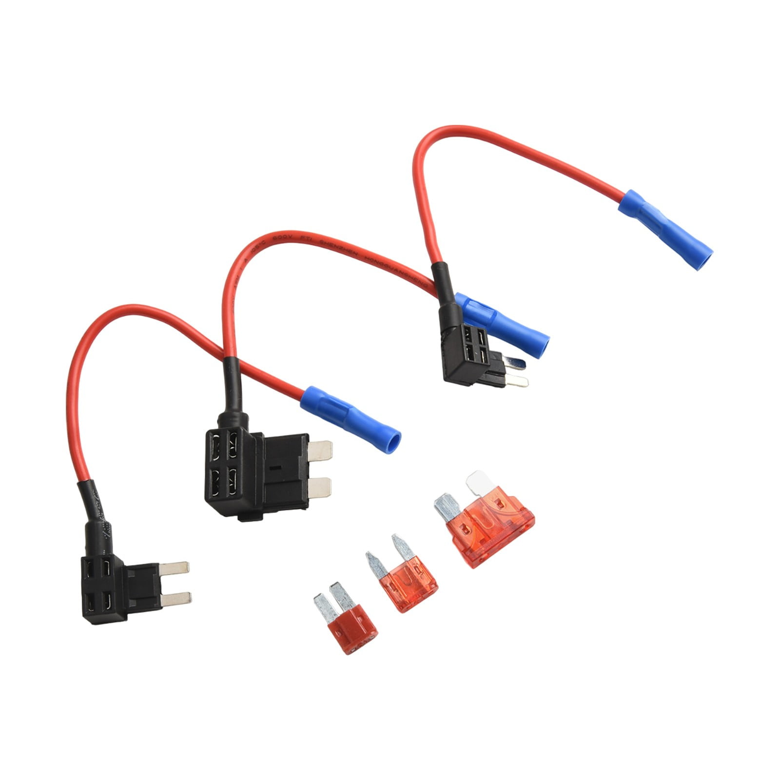 BTOER 3 Types Car Add-a-circuit Fuse TAP Adapter Standard Auto Blade ...