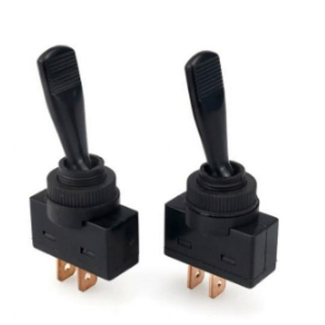 Btoer 3pc Car Toggle Switch Black 12v 20a Toggle Switch With Flat