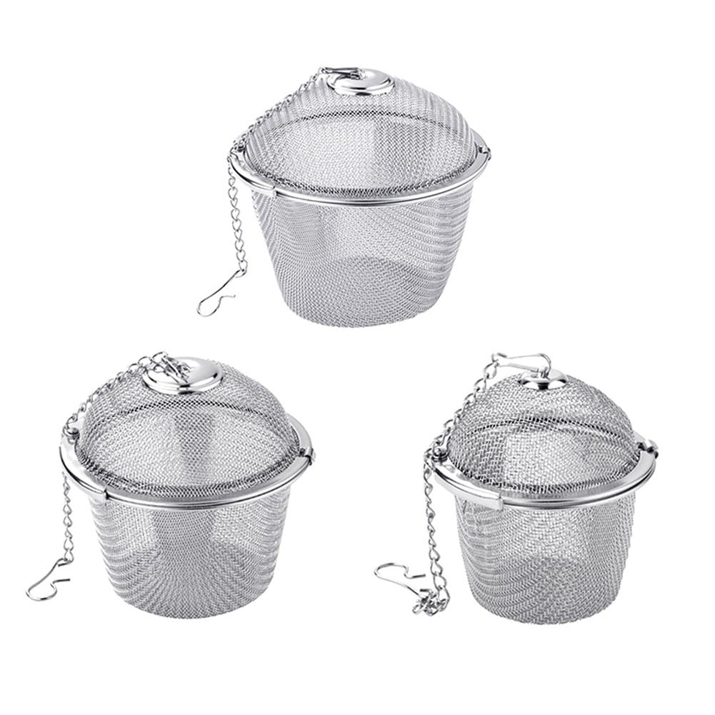 BTOER 3pc cleaning basketcleaning agentmesh tea ball filter,bucket 8cm6.5cm5cm - Walmart.com
