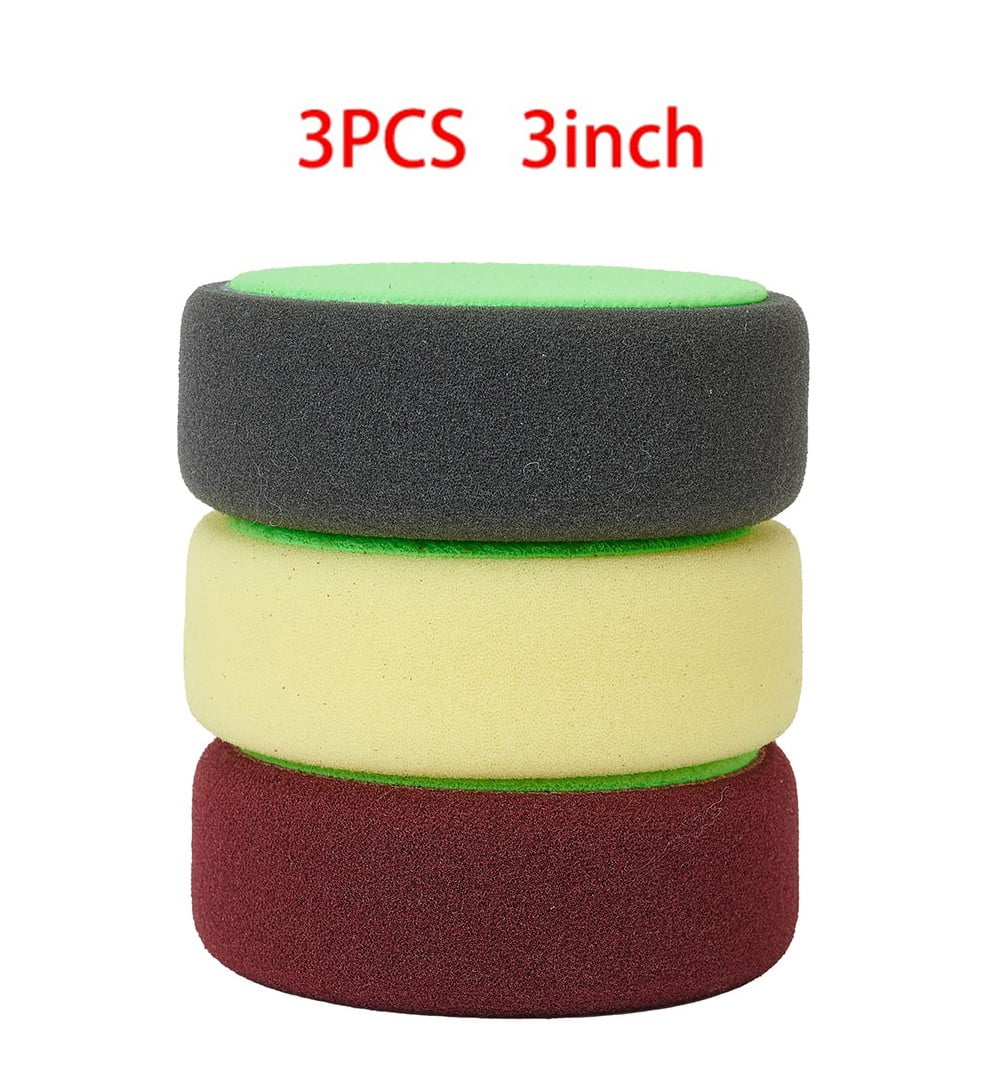 BTOER 3pcs 3/5.5/6 Inch Compound Buffing Polishing Pads Cutting Sponge ...