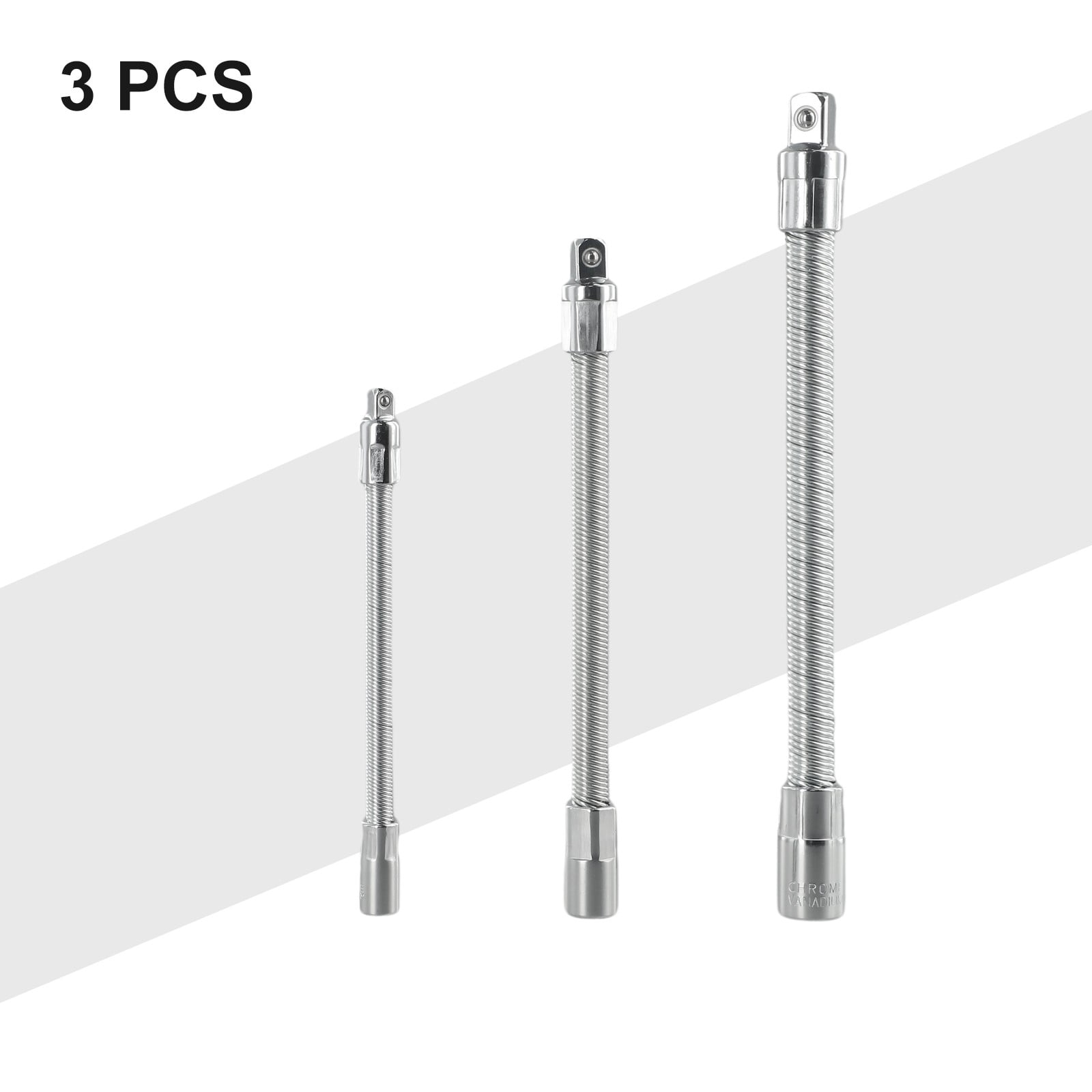 BTOER 3pcs Flexible Socket Extension Bar Conversion Socket Ratchet ...