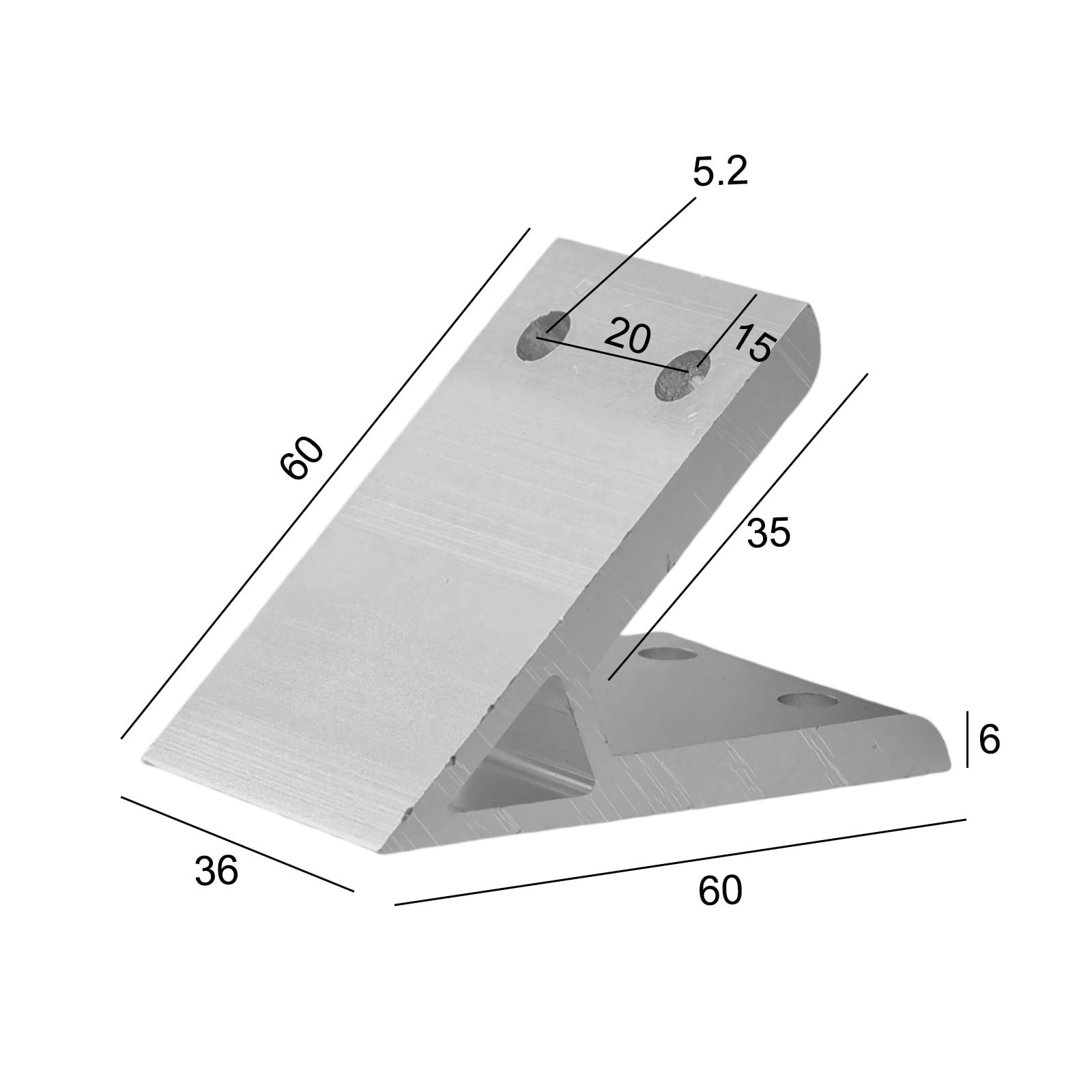 BTOER 45 Degree Corner Angle Bracket Connection Joint Fastener for ...