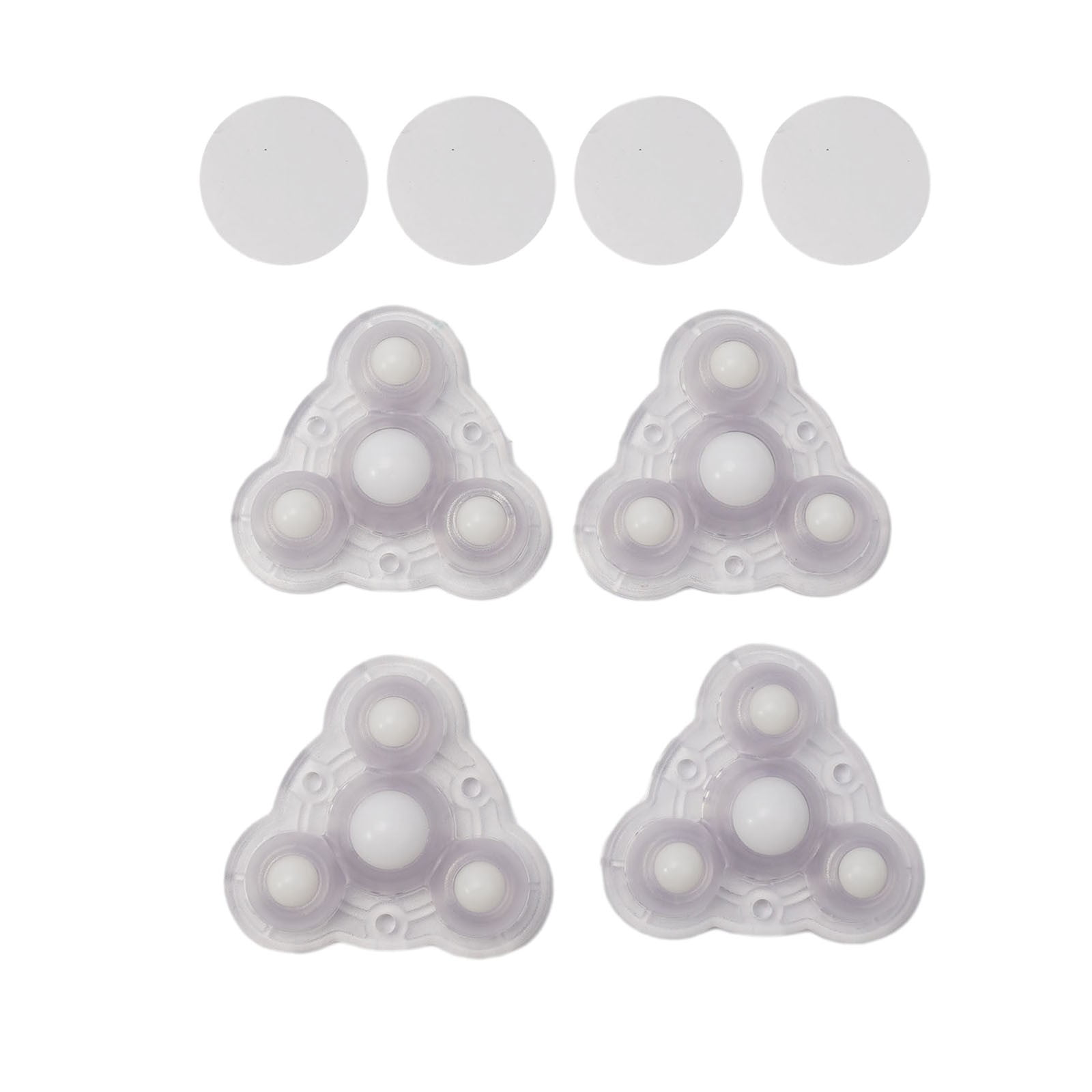 BTOER 4Pcs Type Mute Ball Wheel 4 Beads Casters Wheels 300g - Walmart.com