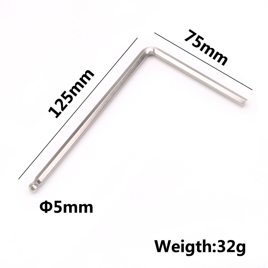 BTOER 4mm/5mm Ball End Guitar Truss Rod Tool Wrench For Acoustic Guitar ...