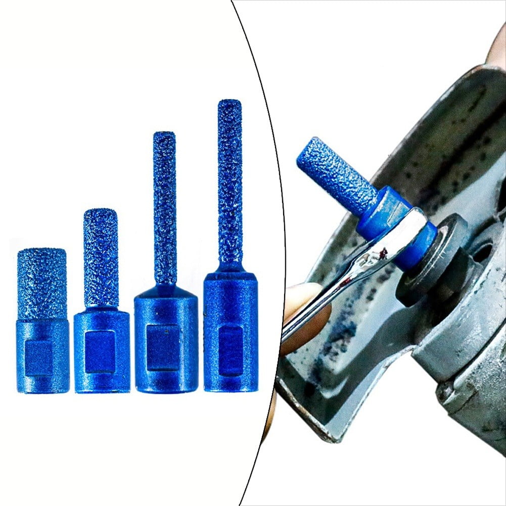 BTOER 4pcs M10 Thread Cutter Vaccum Brazed Finger Bit Milling Cutter ...