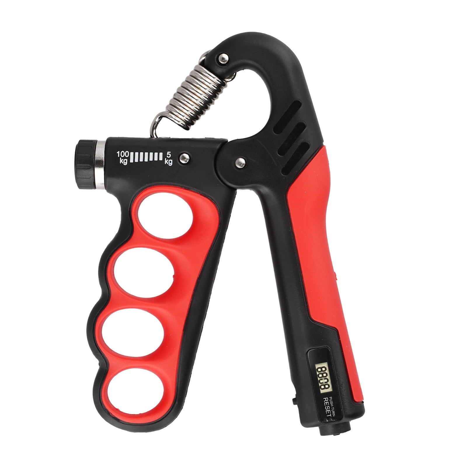 BTOER 5-100 KG Grip Strength Trainer Wrist Expander Adjustable Resistance Fitness Gym Training ...