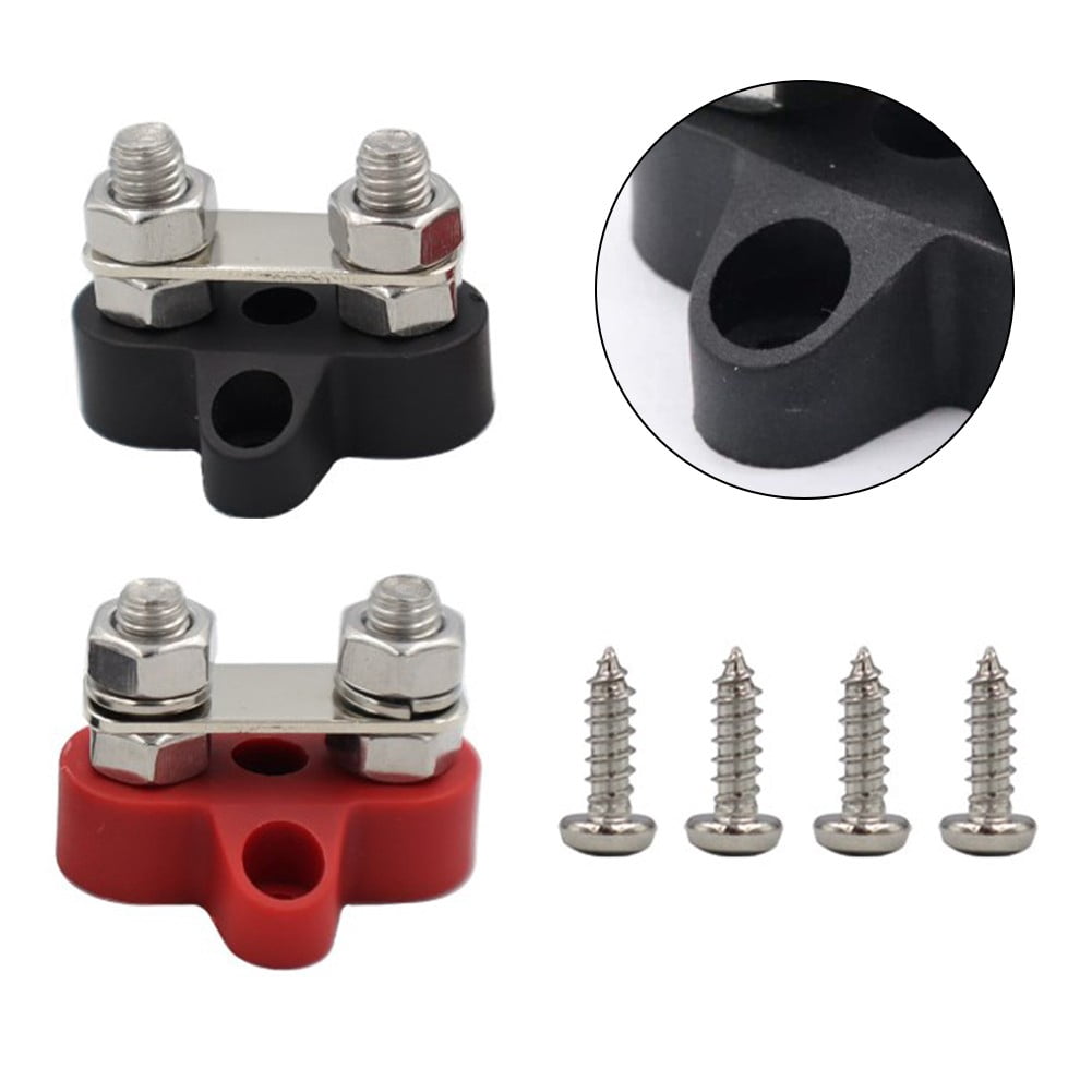 BTOER 5/16" Terminal Stud M8 48V Terminal Block Terminal Post 2 Pieces ...