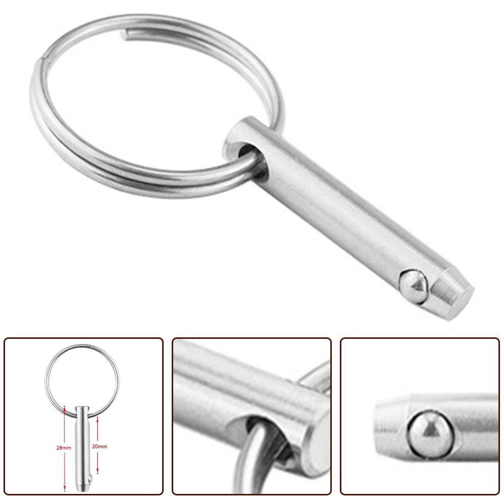 BTOER 5*28mm 316 stainless steel ball pin safety pin spring steel ball ...