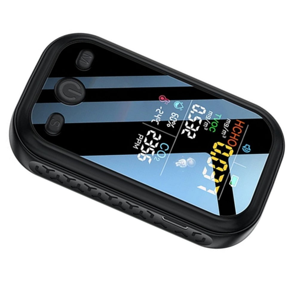 BTOER 5-in-1 Air Quality Monitor Temperature and Humidity Tester ...