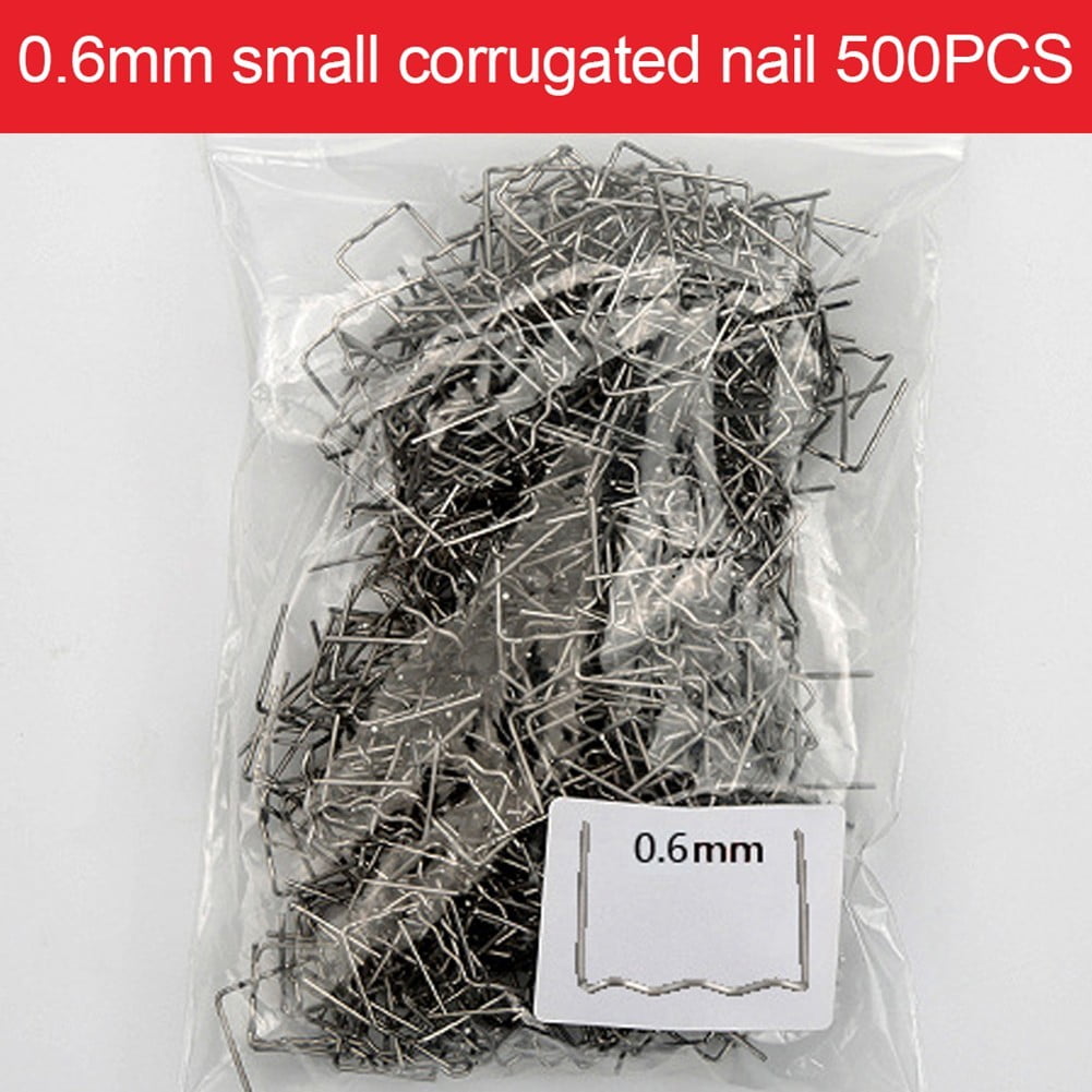 BTOER 500PCS 0.6/0.8mm Hot Stapler Staples For Car Bumper Plastic ...