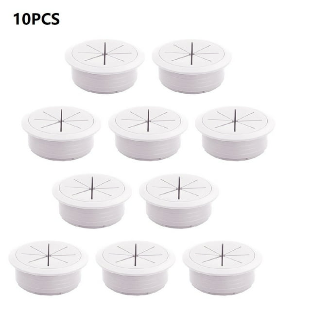 BTOER 50mm PC Desk Grommet Table Cable Box Computer Wire Hole Cover ...