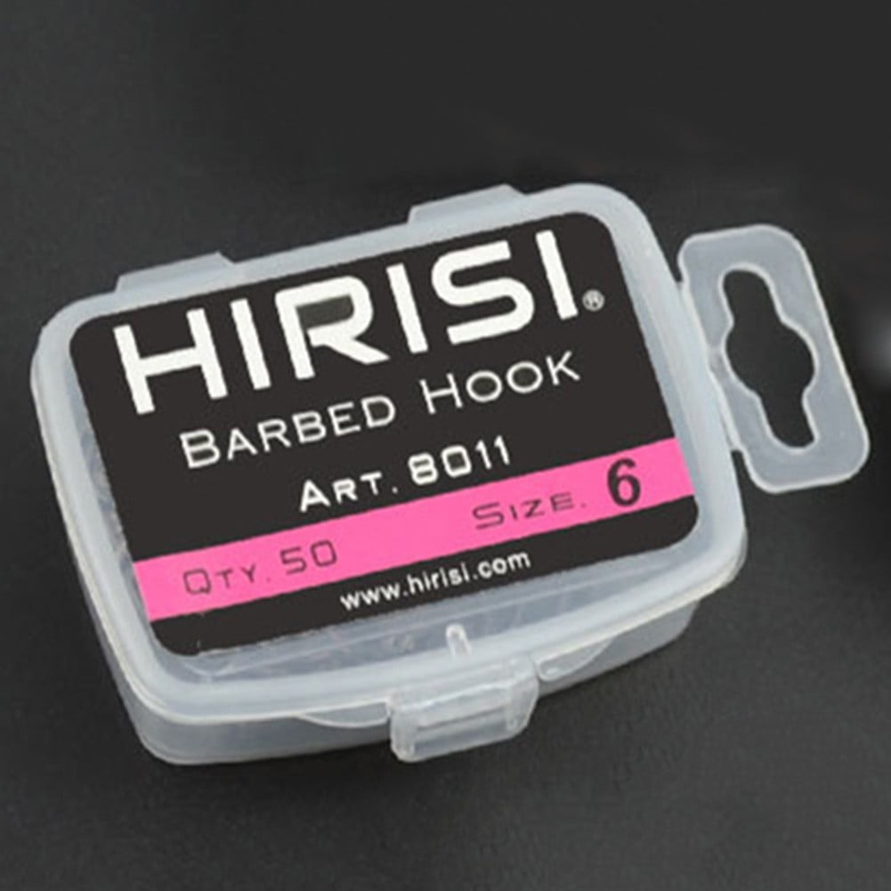BTOER 50pcs curve shank professional series carp hooks hair rigs ...