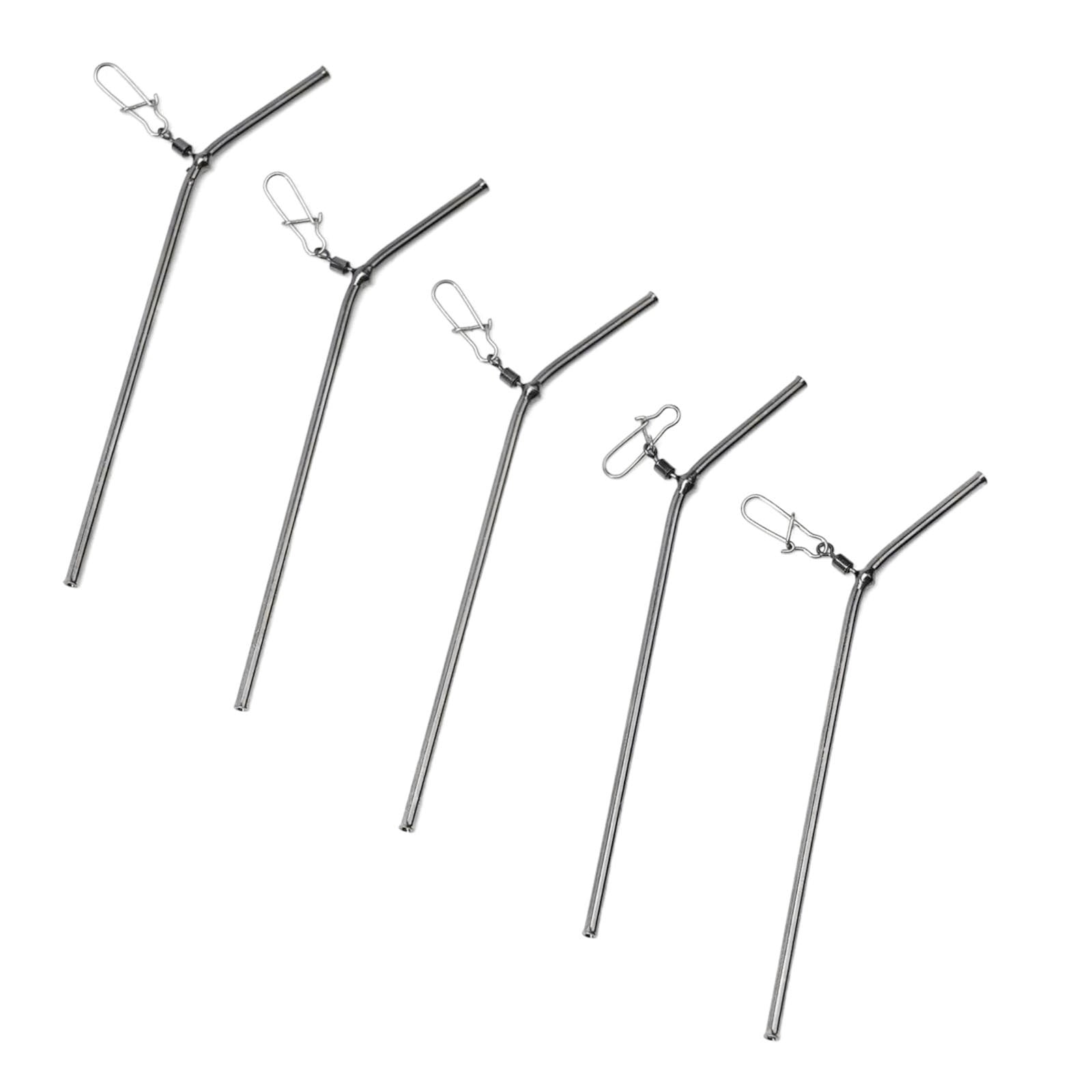 BTOER 5PCS 50mm/70mm/90mm Small Style Brass Tube Fishing Tackle Anti ...