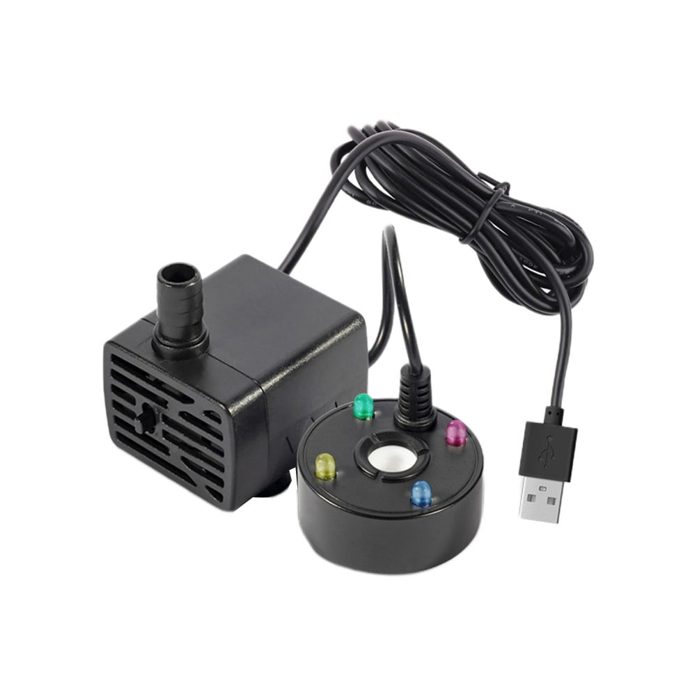 BTOER 5V USB Mist Maker Fogger With Fog Maker Machine Colorful Lights ...