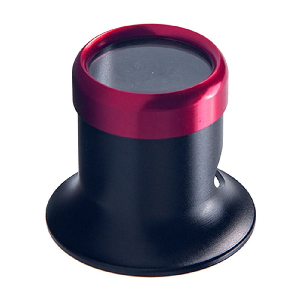 BTOER 5X Eye Loupe Watch Repair Tool Metal Magnifier With Glass Len ...