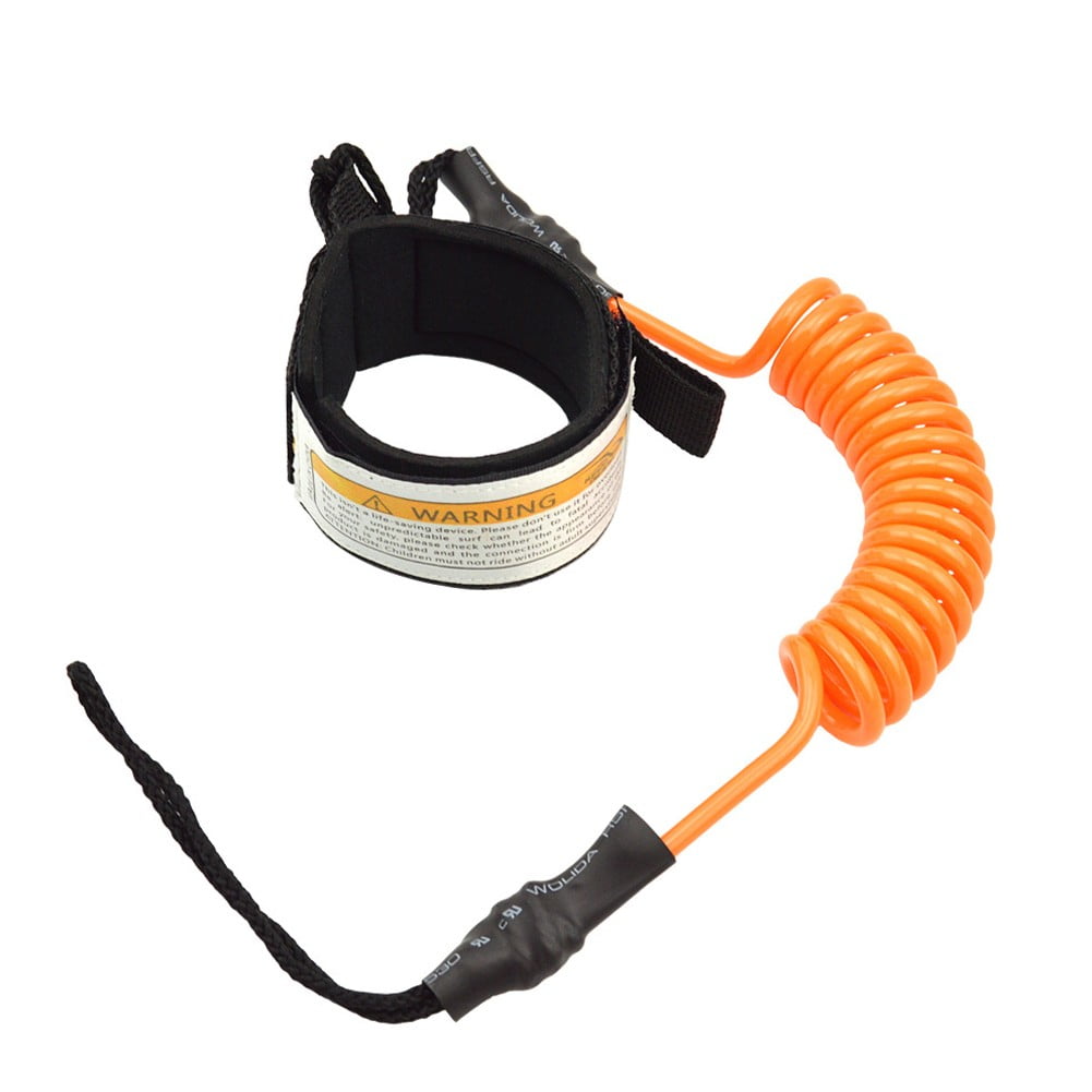 BTOER 5ft Coiled Surf Leash Safety Hand Rope for Stand Up Paddle Board ...