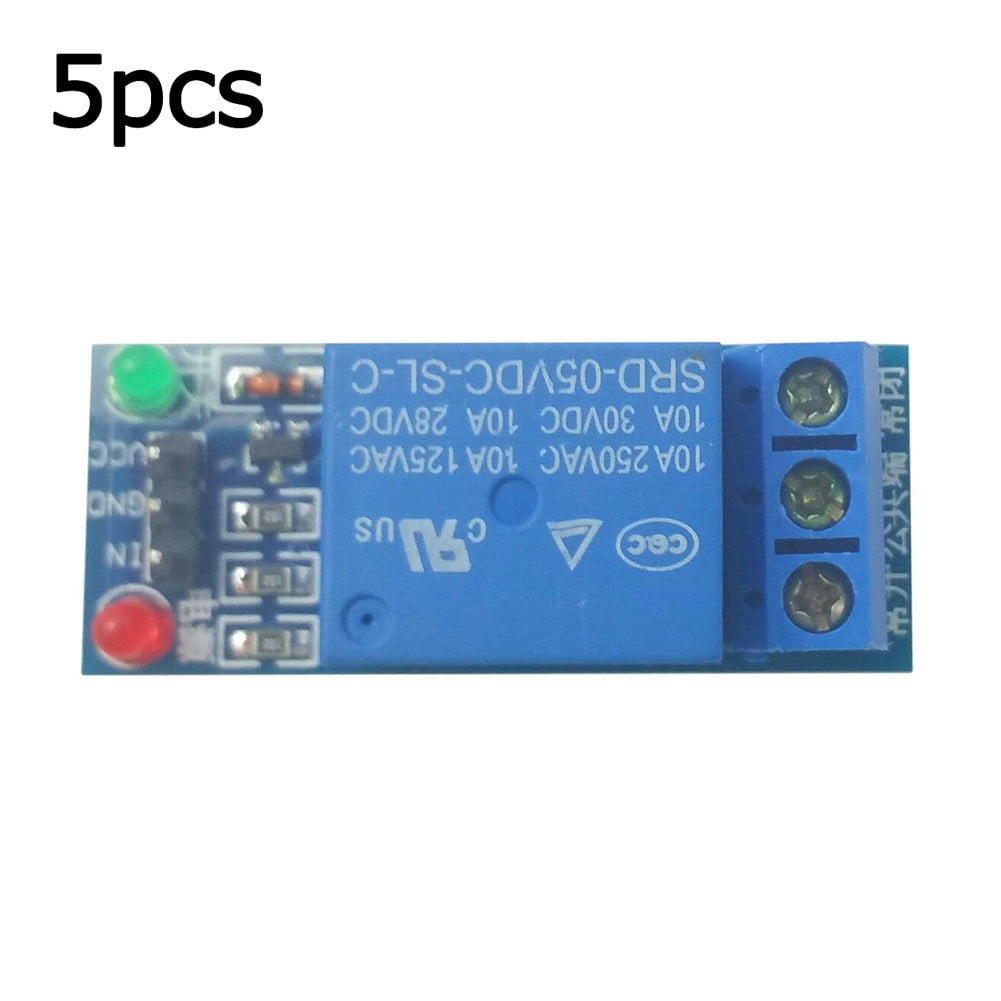 BTOER 5pcs 5V Single 1 Channel Relay Module Board Shield For Arduino ...