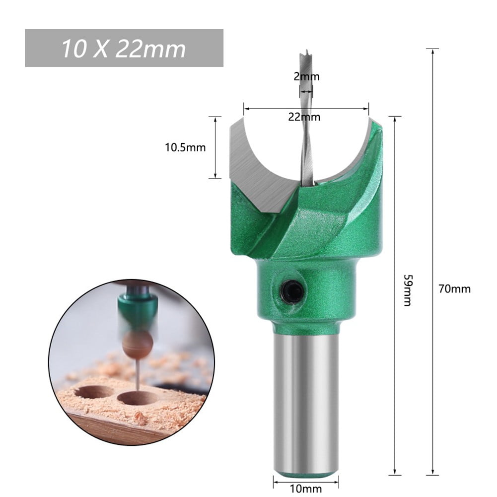 BTOER 6-30mm Buddha Beads Ball Milling Cutter 10mm Shank Router Bit ...