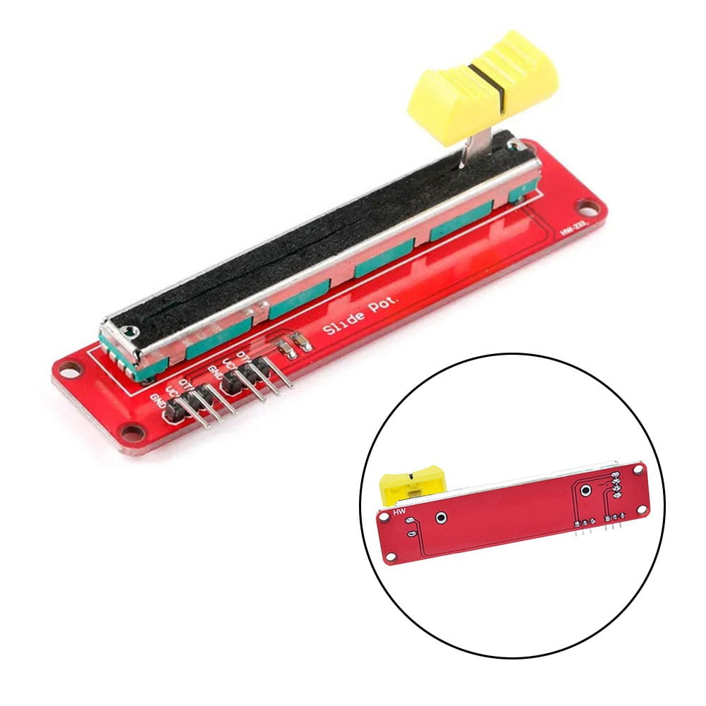 BTOER 6 Pcs Dual Channel 10K Slide Potentiometer Module Electronic ...