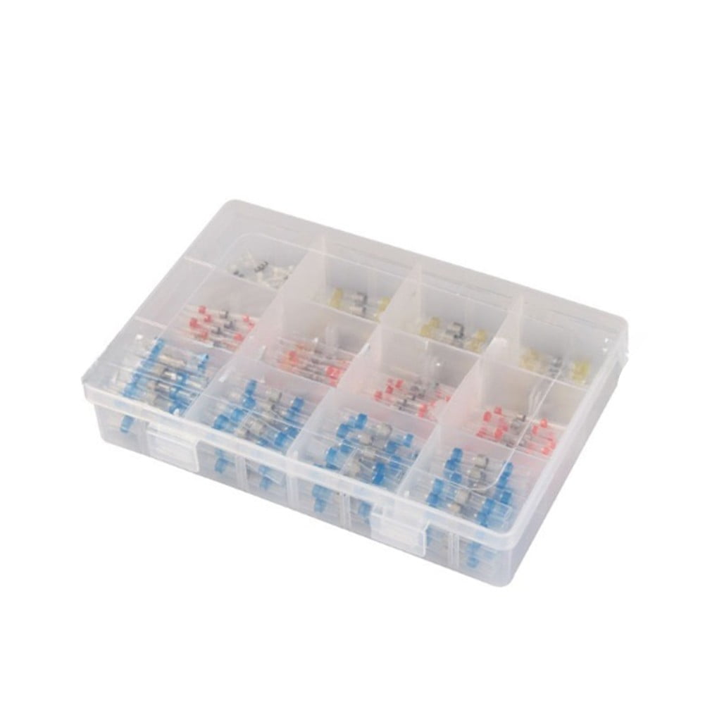 BTOER 600pcs waterproof solder ring shrinkable middle pipe terminal ...