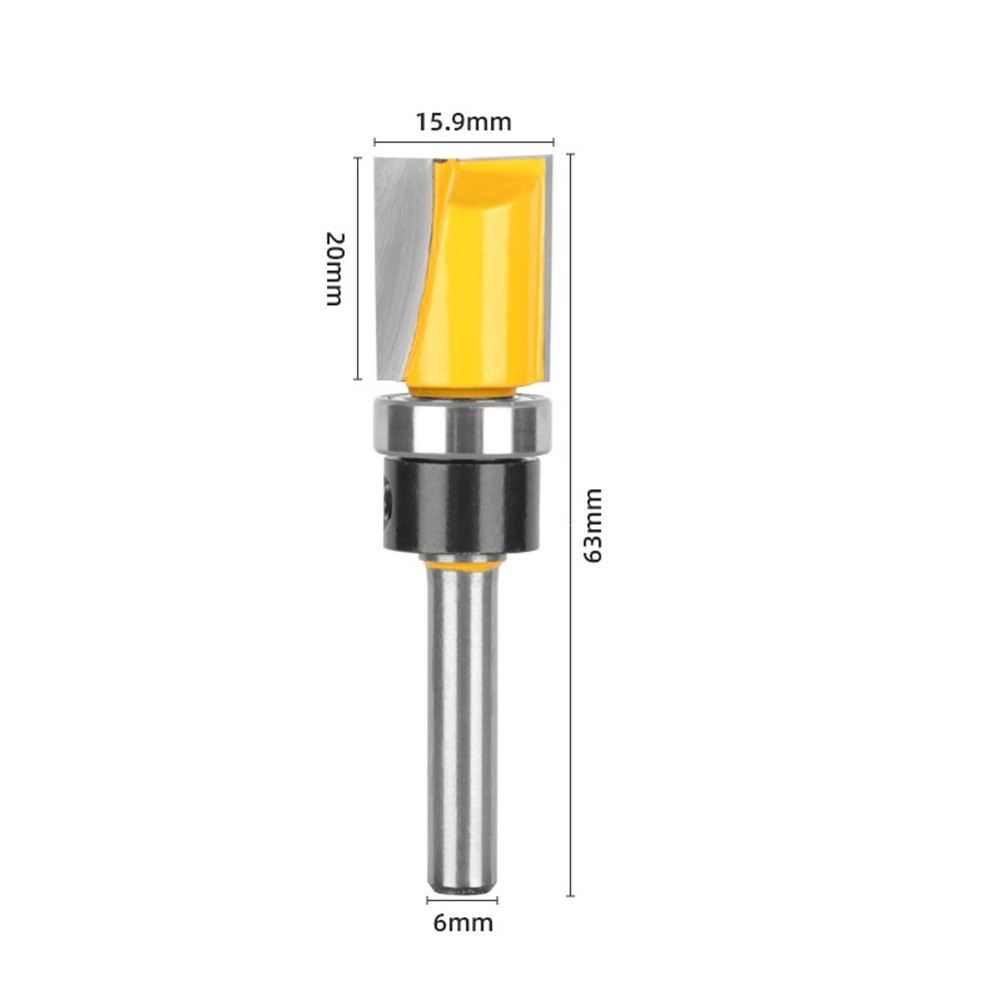 BTOER 6mm Shank Bowl & Tray Router Bit Round Nose Milling Cutter ...