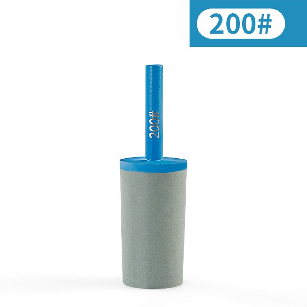 BTOER 6mm shank Resin Diamond Cylindrical Burr Grinding head For stone ...