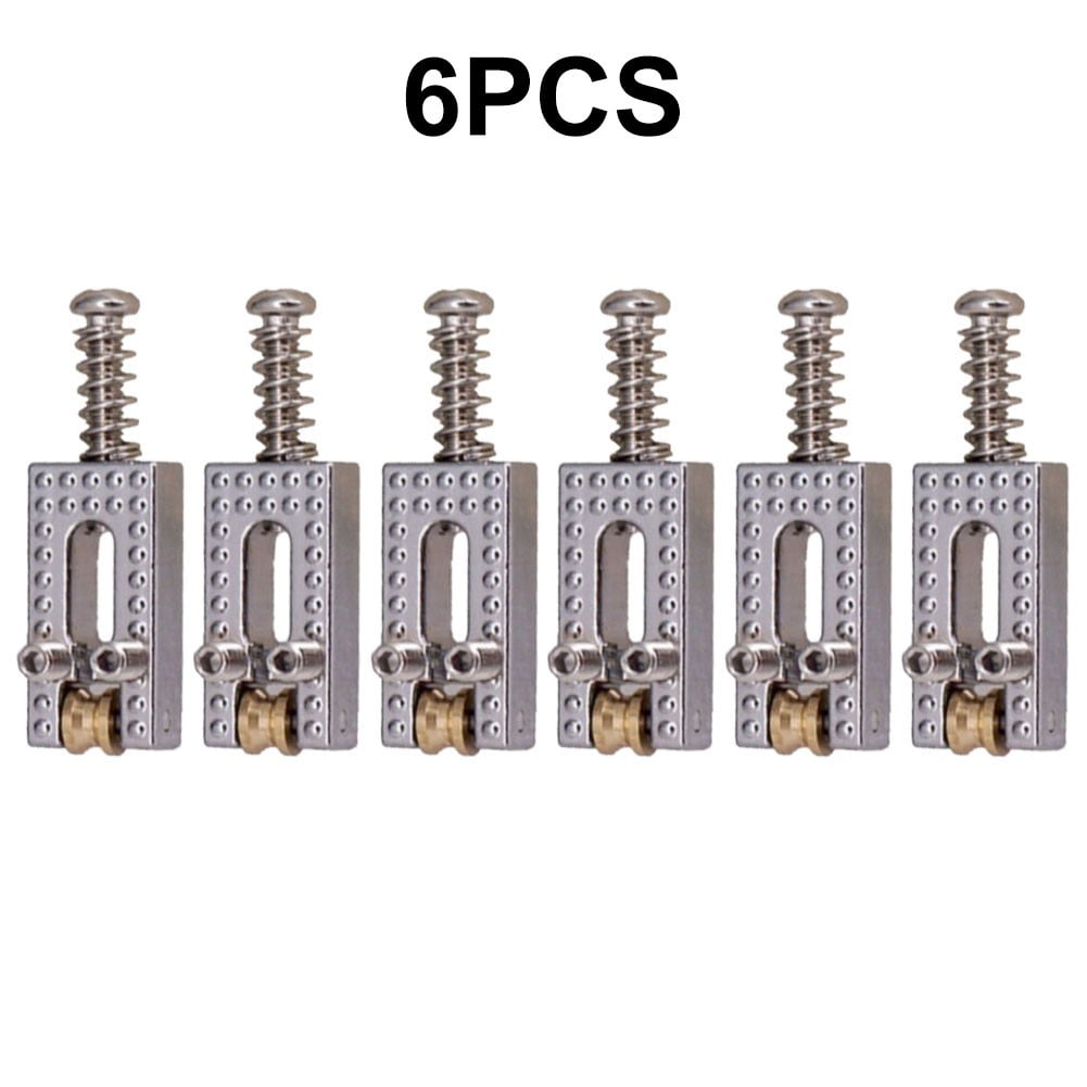 Fender Roller Kaynes 6PCS Guitar Bridge Roller Saddles – Stainless ...