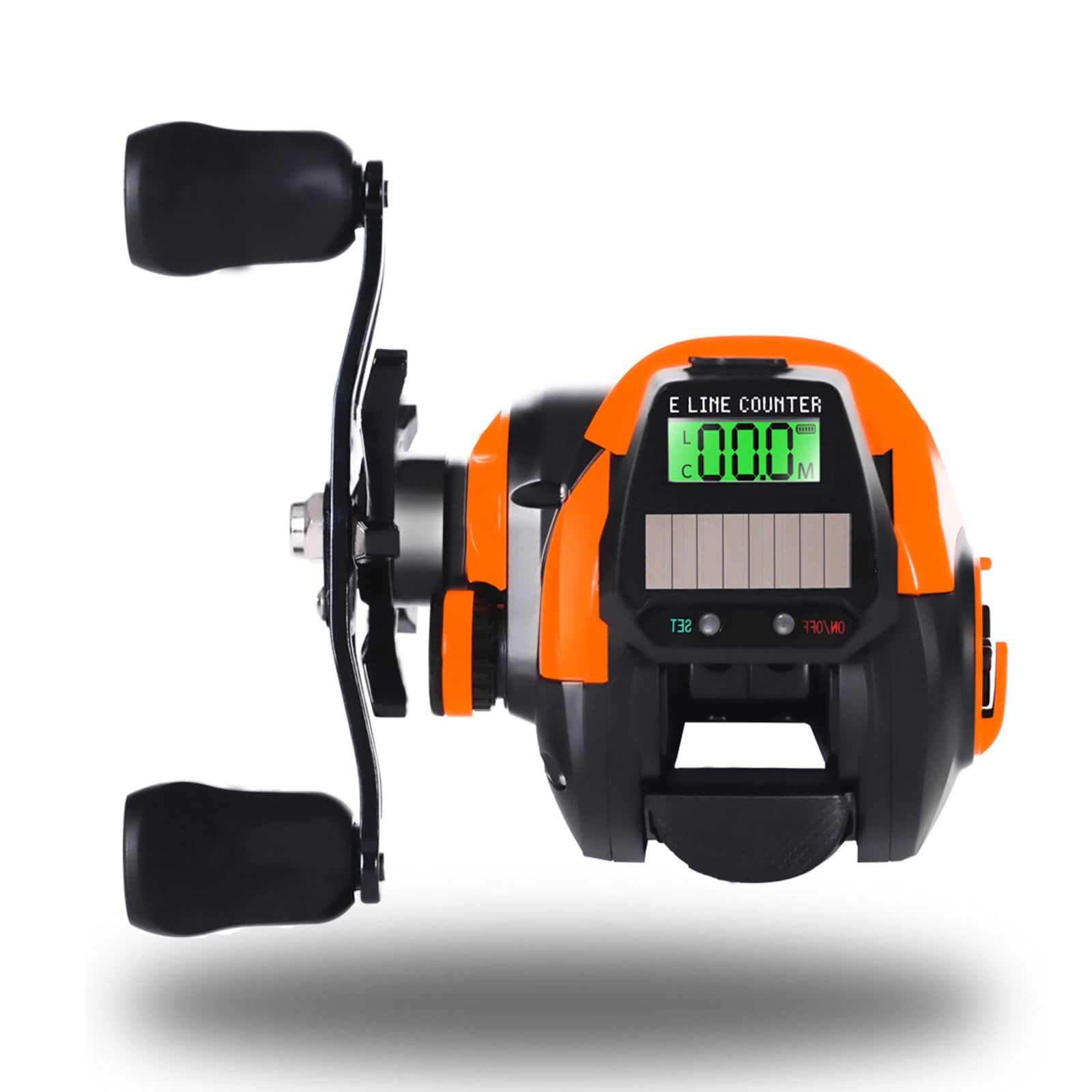 BTOER 7.2:1 Solar Fishing Baitcasting Reel with Accurate Line Counter ...