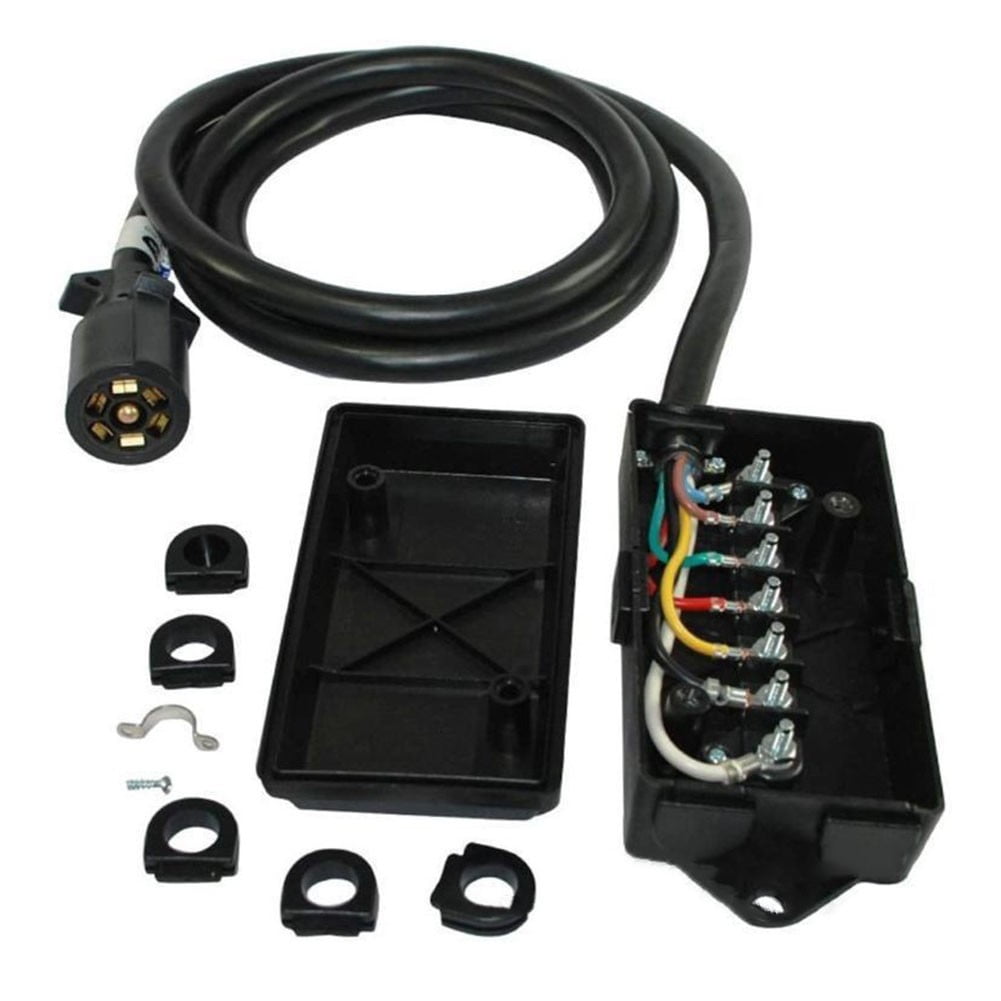 BTOER 7-Core Trailer Cable 7-Way Trailer Wire Modified Tail Light ...