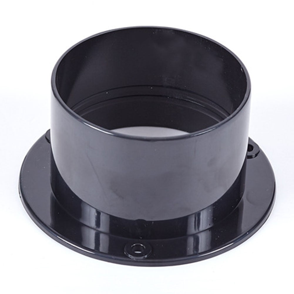 BTOER 75mm ABS Straight Pipe Flange Ventilation Ducting Exhaust Pipe ...