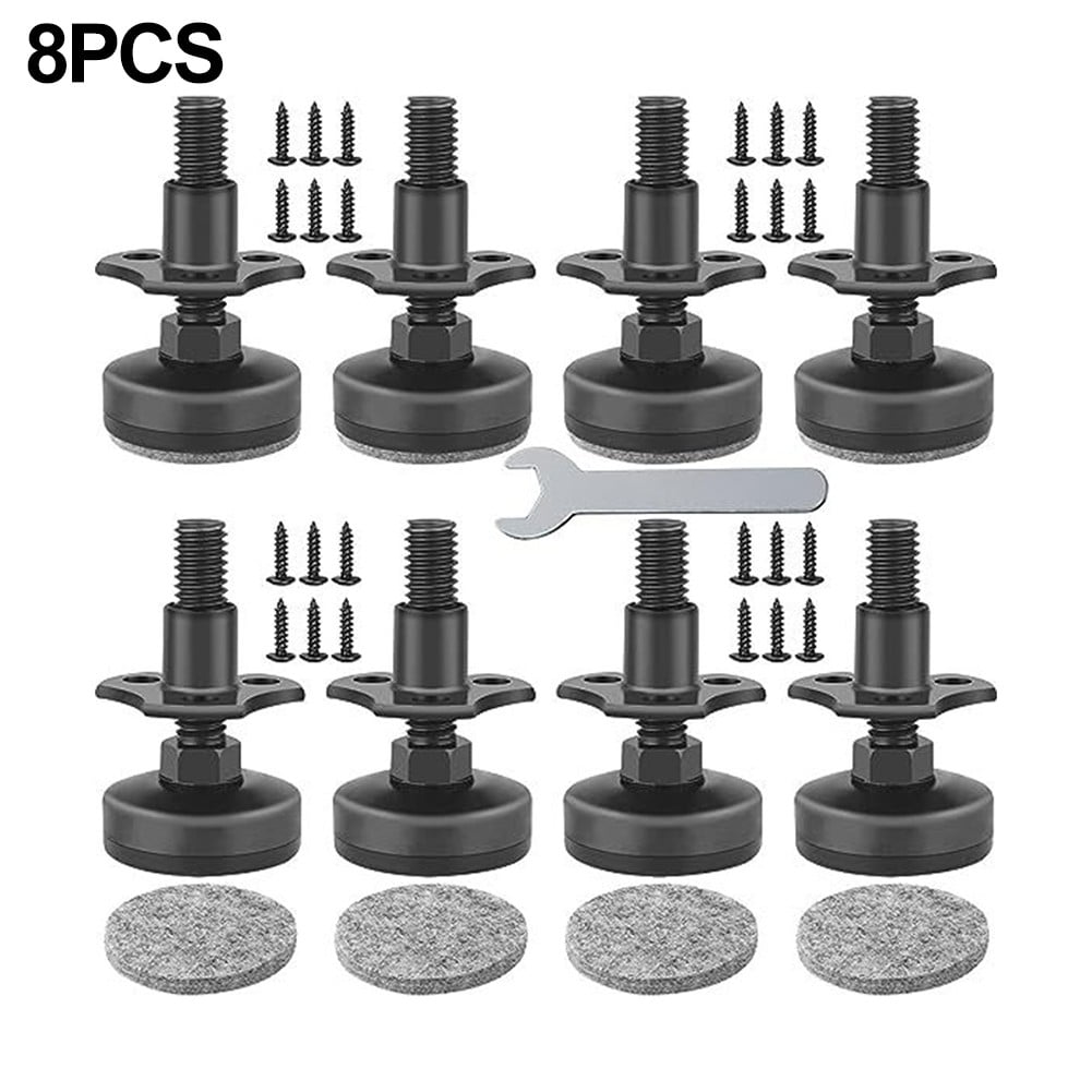 BTOER 8 Pack Furniture Leveling Feet Adjustable Cabinet Sofa Table ...