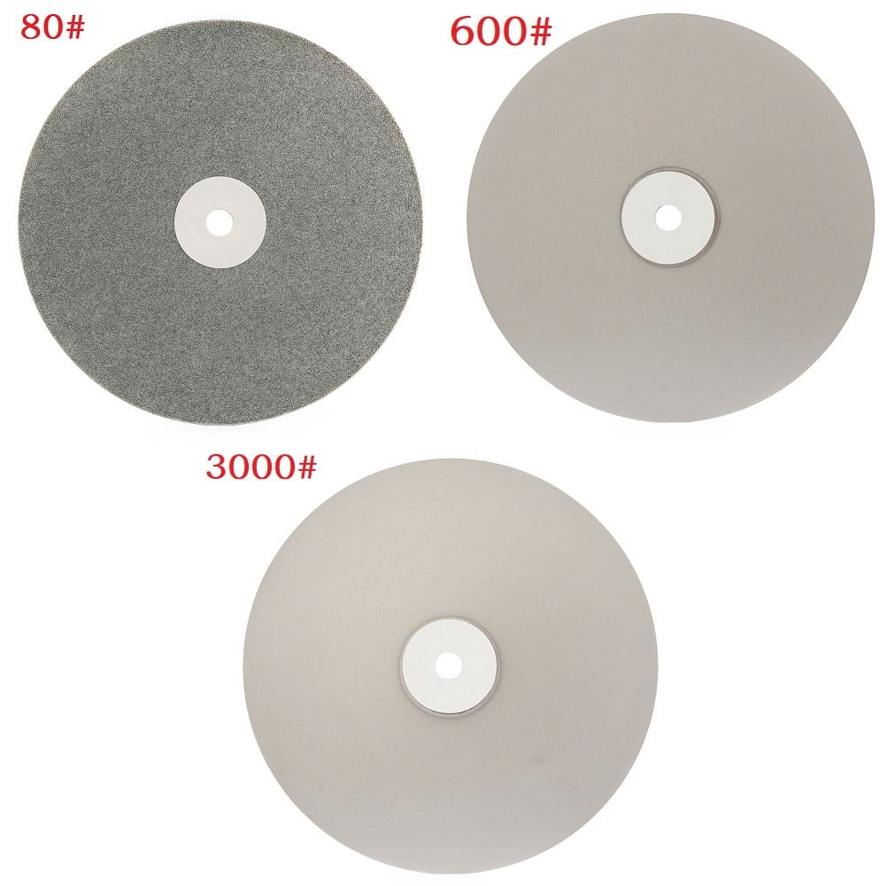 BTOER 8inch 200mm Diamond Coated Lapping Disc Flat Lap Wheel Abrasive ...