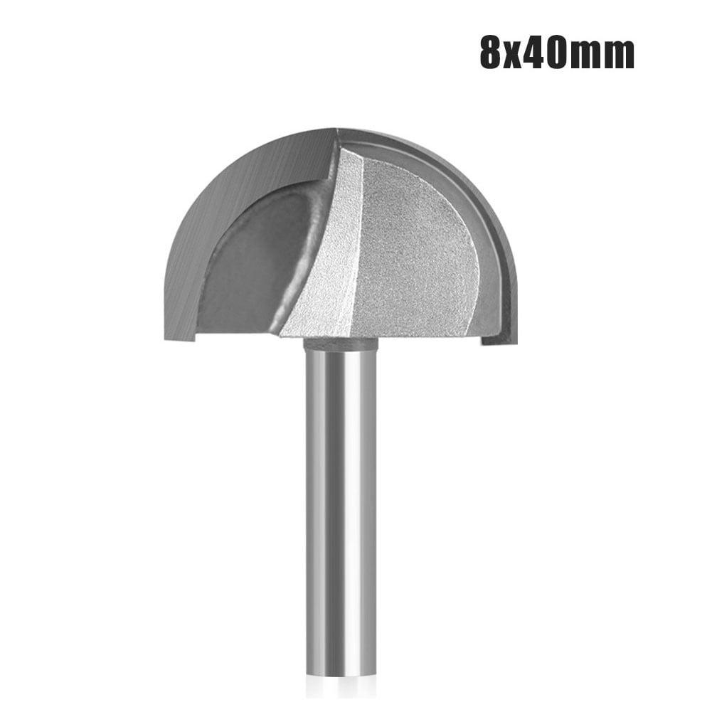 BTOER 8mm Shank Round Nose Bits Round Nose Cove Core Box Router Bit ...