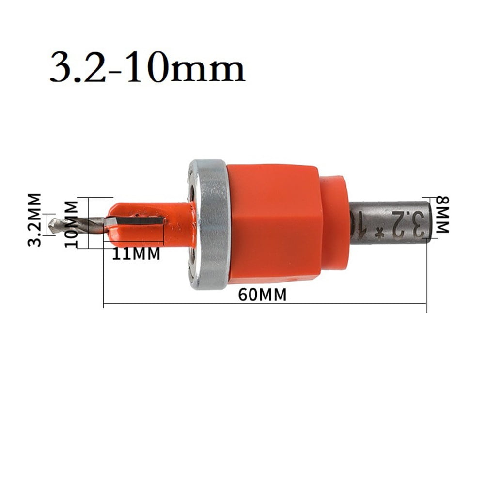 BTOER 8mm shank Heavy Duty Hole Puncher Countersink drill Bit Edge ...