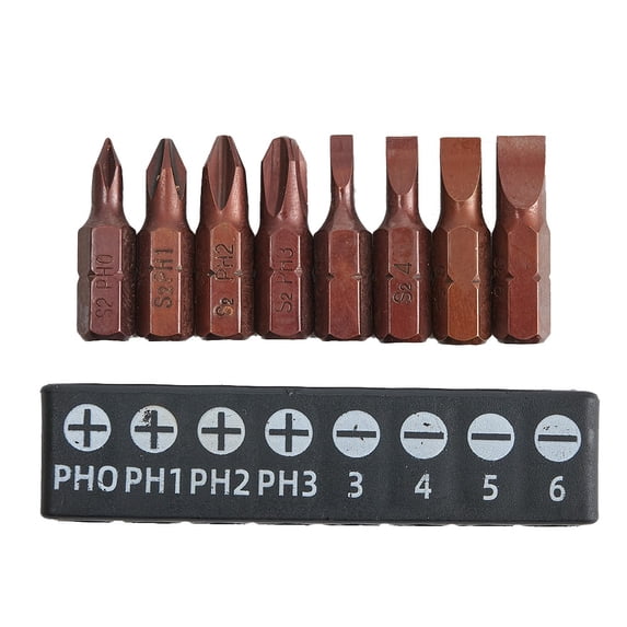 BTOER 8pcs PH/ for Torx Star Screwdriver bits 25mm Hex Shank Security ...