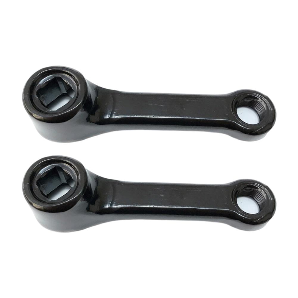 BTOER A Pair of 89mm Exercise Bike Crank Iron Square Hole Indoor Sports ...