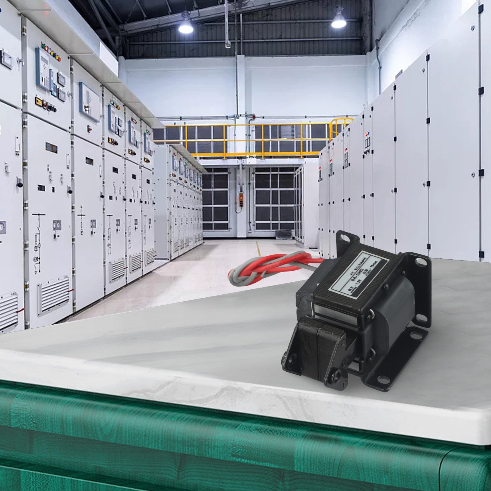 BTOER AC220V 15mm 15N Push Pull Type Frame AC Solenoid Electromagnet ...