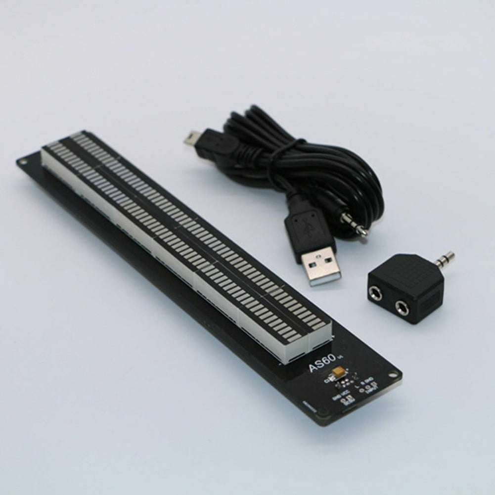 BTOER AS60 LED Digital Music Spectrum Audio Sound Level Display VU ...