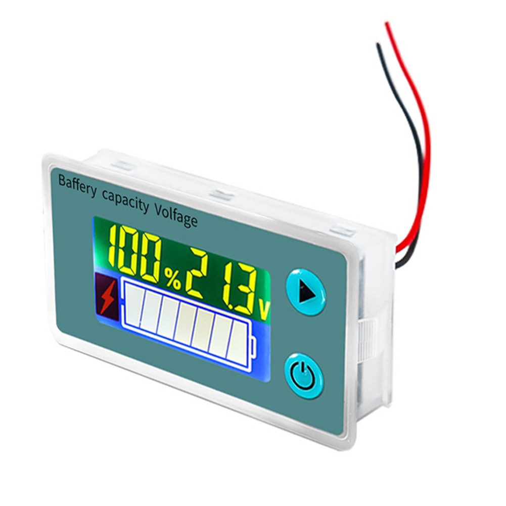 BTOER Accurate LCD Battery Power Display Voltmeter For Lithium Iron ...