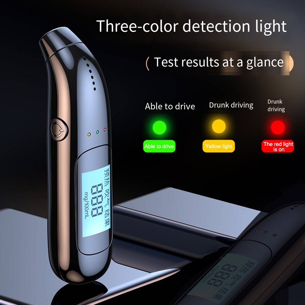 BTOER Alcohol Tester Breathalyzer Alcometer Non-contact Car Alcohol ...
