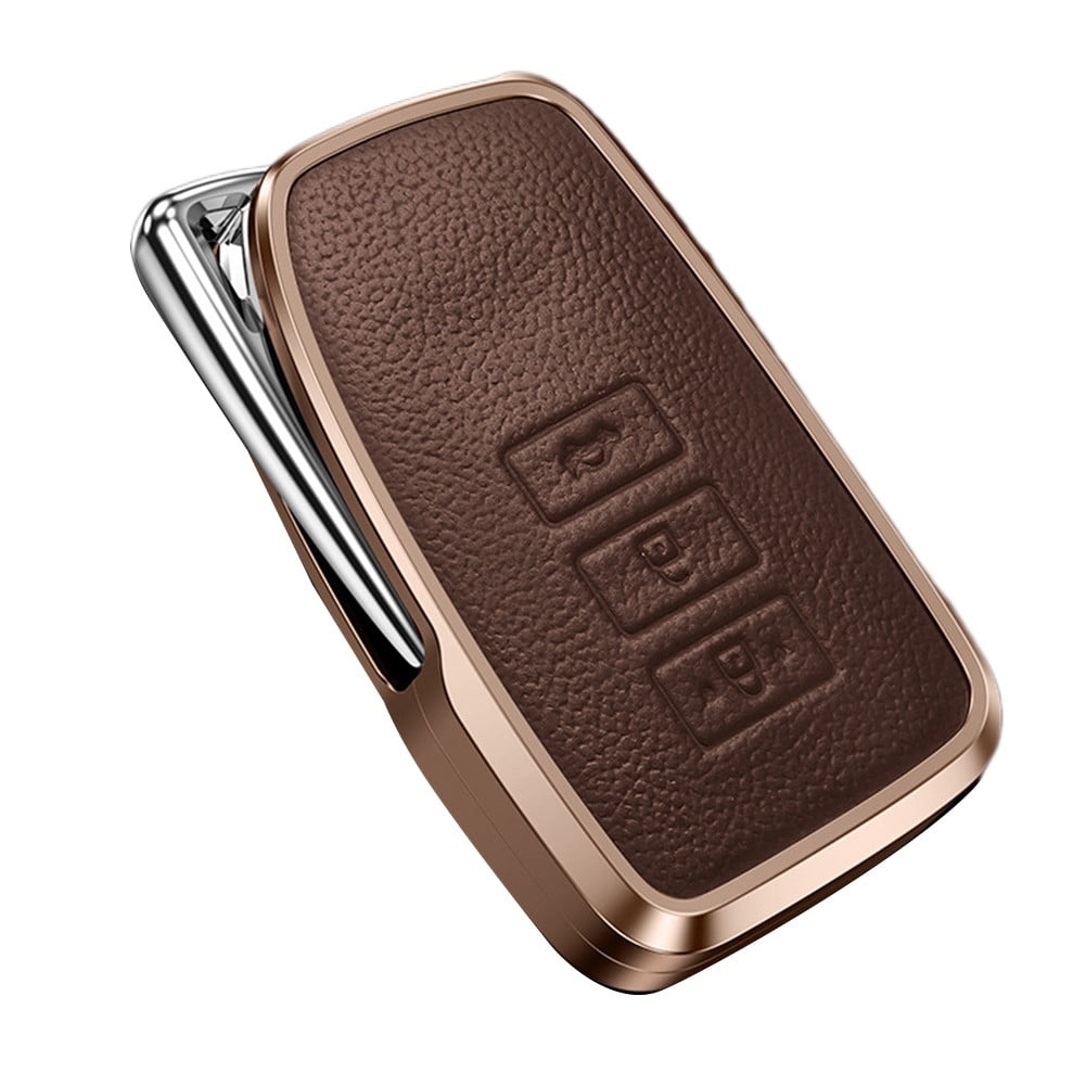 BTOER Alloy Leather Car Key Case Cover For Lexus rx300 nx200 es250 ...