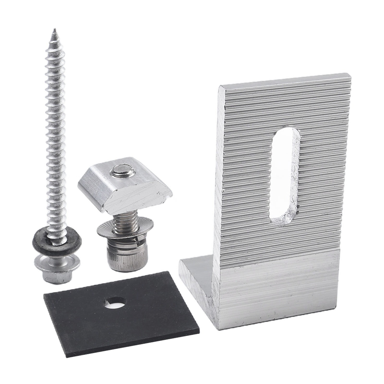 BTOER Aluminum Solar Panel Mounting Bracket Roof Mount L Foot for ...