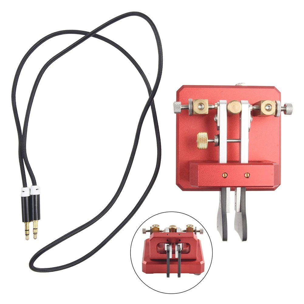 BTOER Automatic for Morse Dual-Paddle Telegraph Key for CW Key for Ham ...