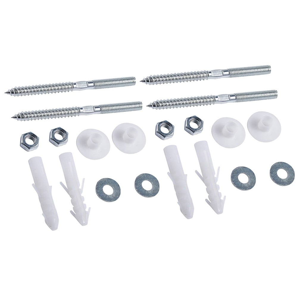 BTOER Bathrooms Stainless Steel Fitting Kit Screw Bolt for Wall Mount ...
