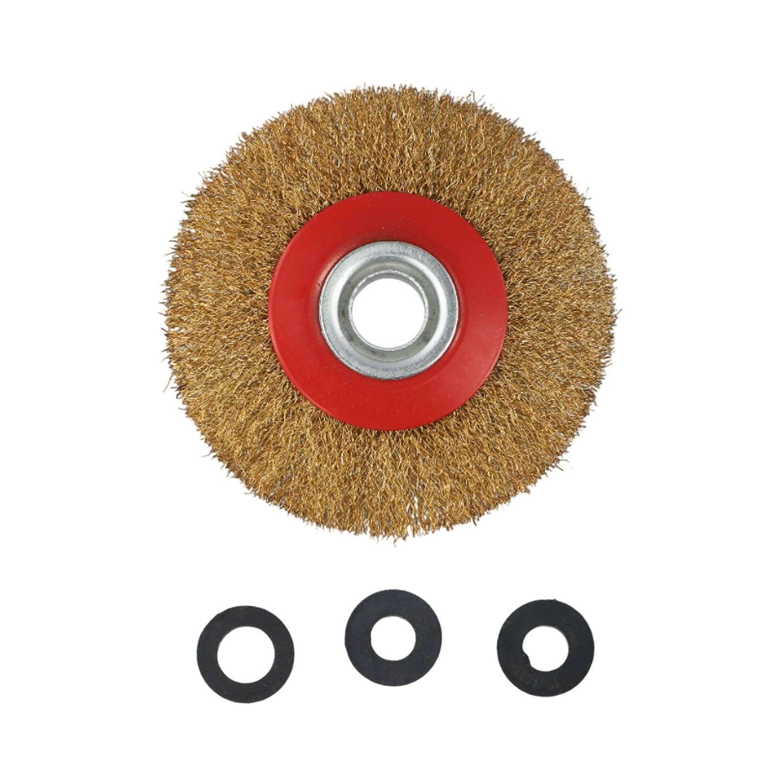 BTOER Brass Steel Wire Wheel for Deburring Rust Removal Long lasting ...
