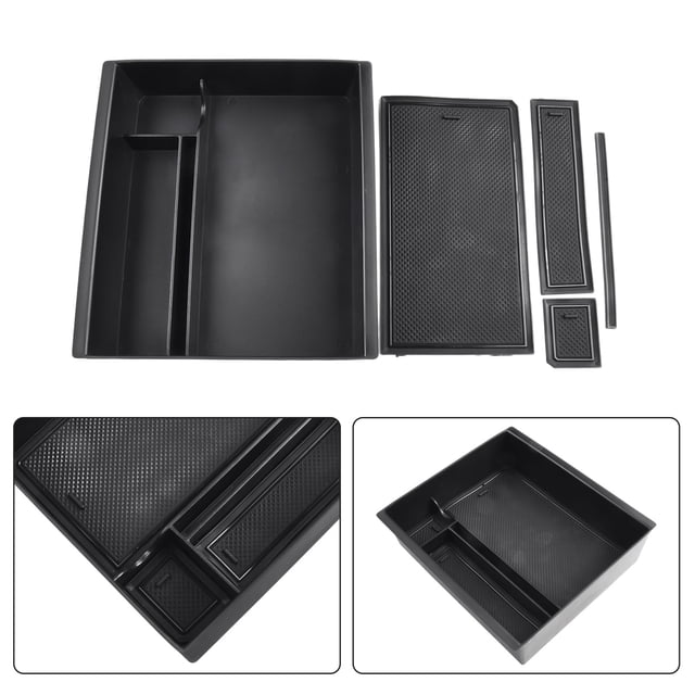BTOER Car Central Control push pull Storage Box for Tesla for Model 3 ...