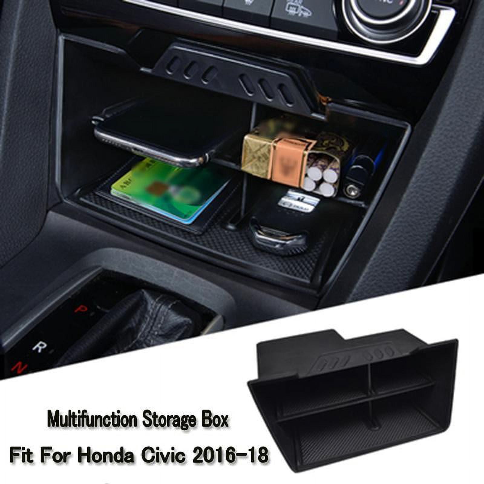 BTOER Car Console Central Multifunction Storage Box For Honda for Civic ...