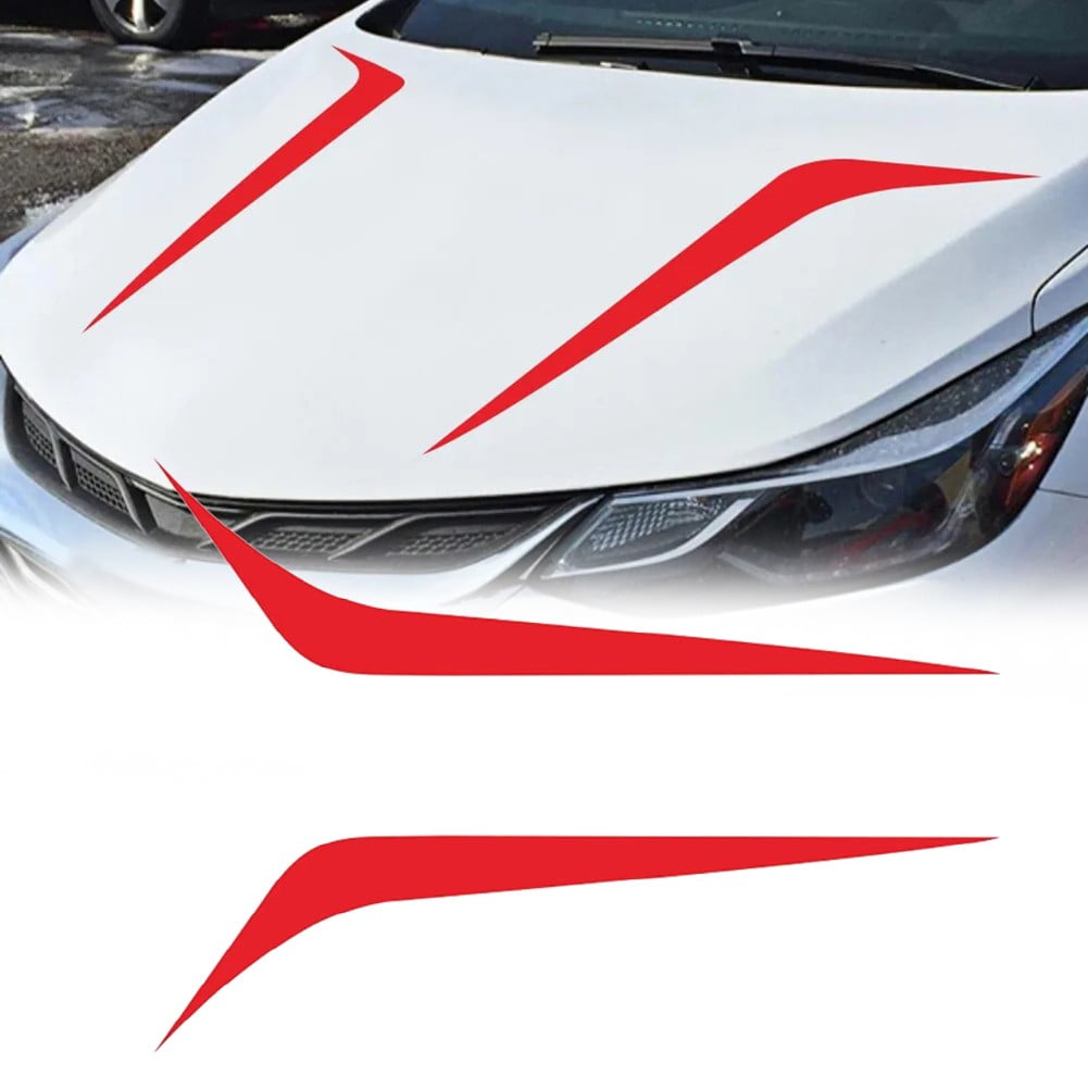 BTOER Car Decals Graphics Side Body Hood Decoration Stickers Stripe ...