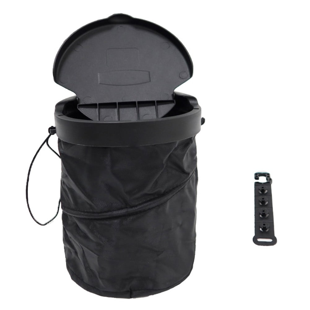 BTOER Car Foldable Car Trash Can Traveling Cylindrical Organizer With ...