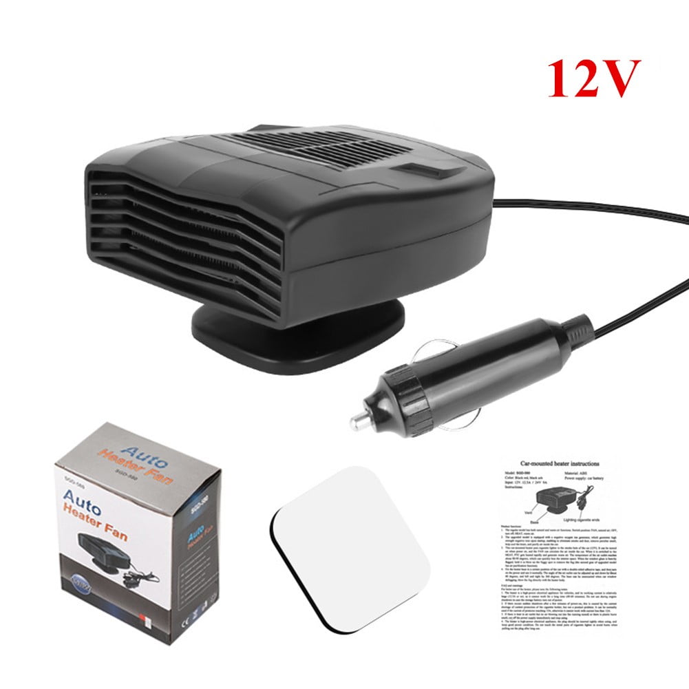 BTOER Car Heater 12V 24V Portable Electric Heating Fan Defogger ...